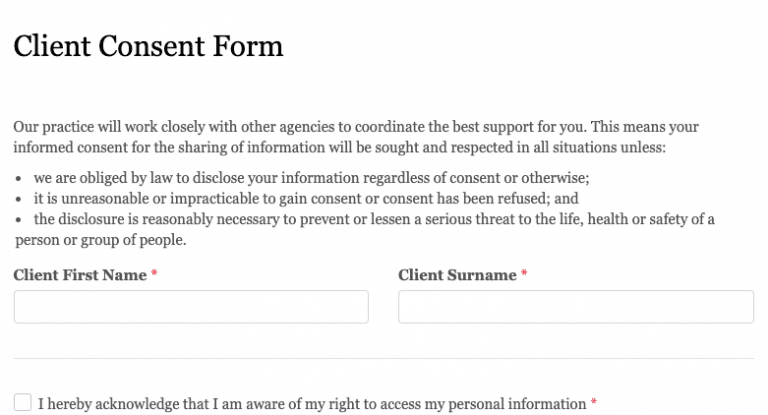 Online Form Templates and Examples - Snapforms New Zealand