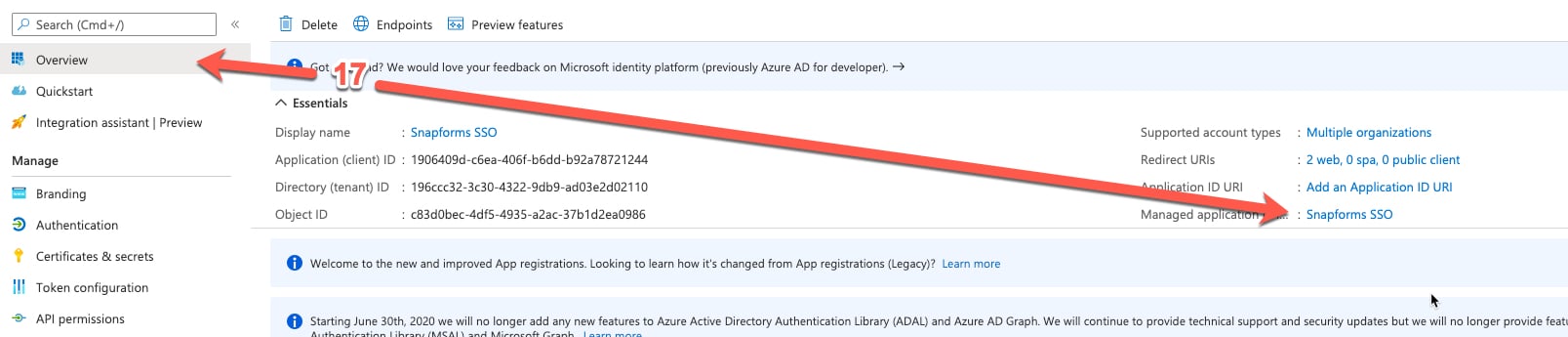 Registering an Azure AD app for SSO with Snapforms - Snapforms Resources & FAQs