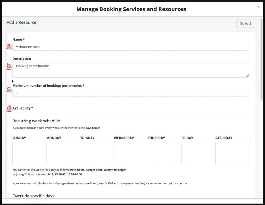 Booking system - Snapforms Resources & FAQs