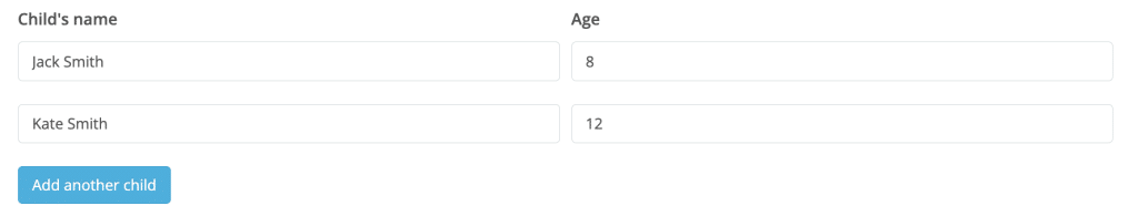 Field Table - Snapforms Resources & FAQs