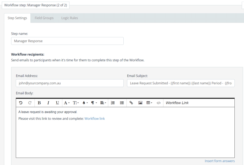 Advanced Workflows - Snapforms Resources & FAQs