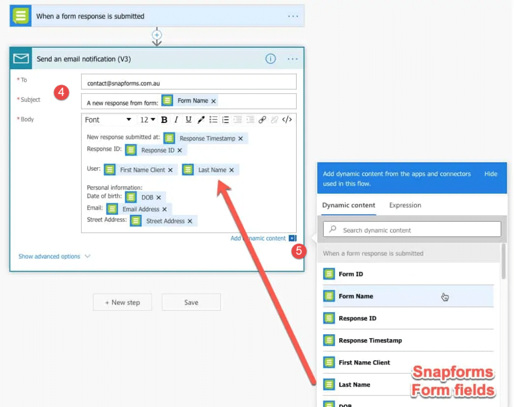 Power Automate setup - Snapforms Resources & FAQs