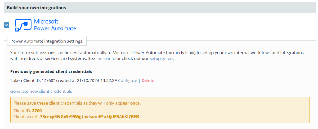 Power Automate setup - Snapforms Resources & FAQs